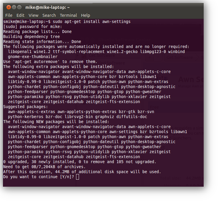 How To: Use a Dock in Ubuntu with AWN