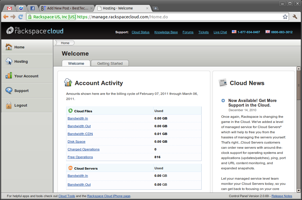 RackSpace CloudFiles Review
