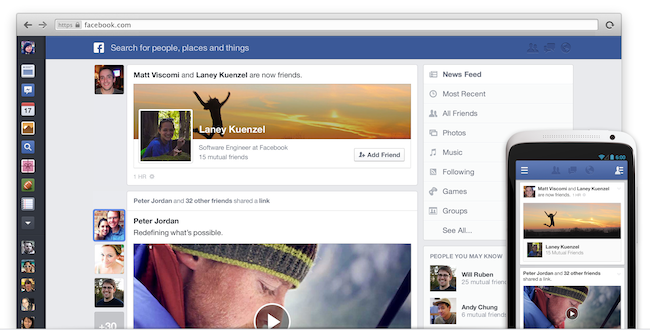 Facebook Launches Its New Unified News Feed Design