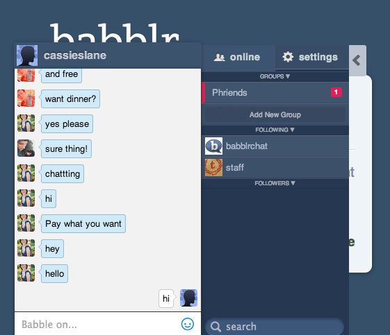 Babblr App Allows Tumblr Users Chat In Real-Time